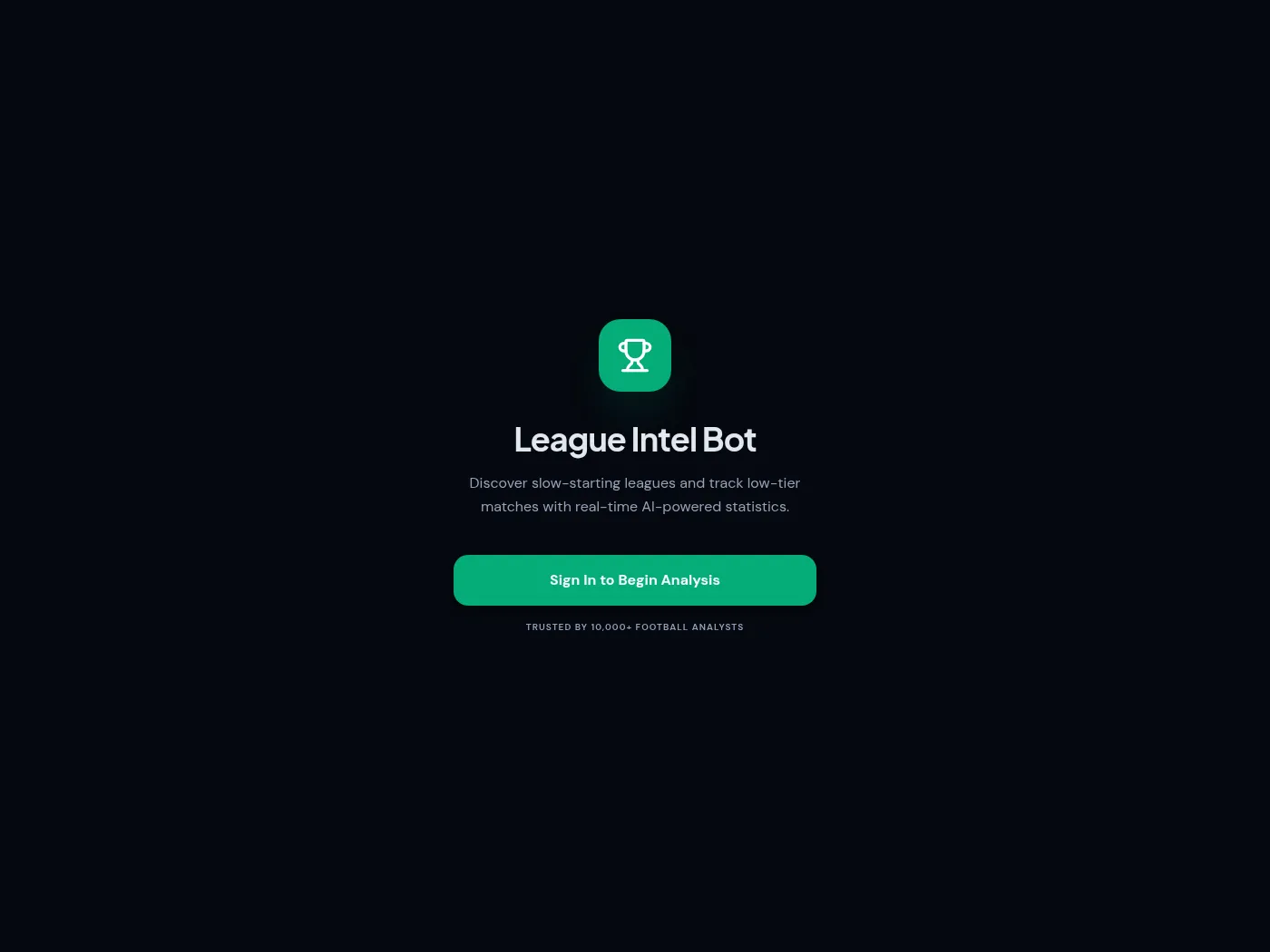 League Slow Starters AI Bot