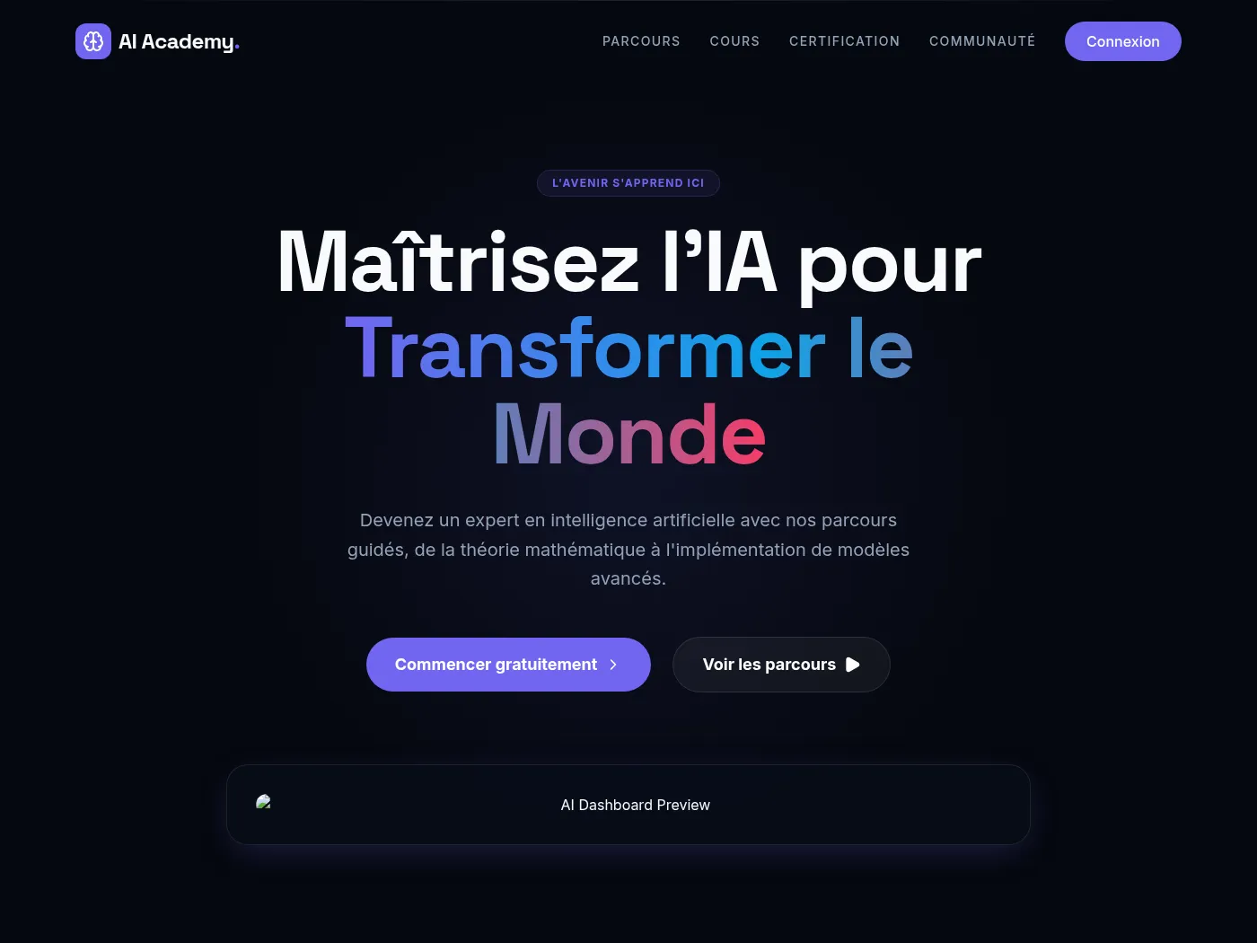 AI Learning Pro Site
