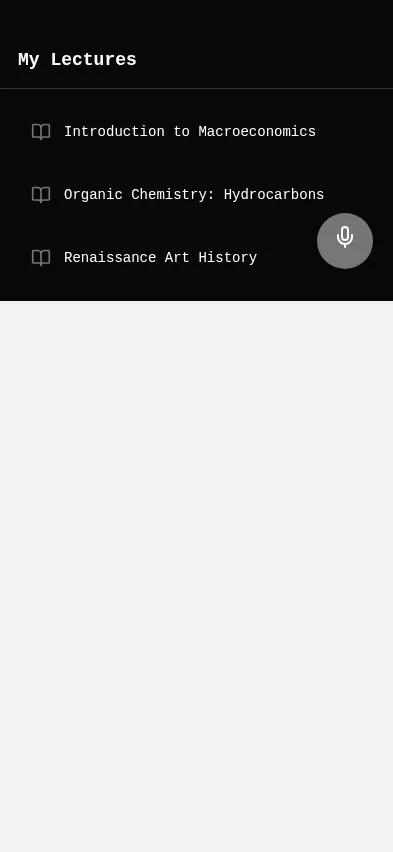 AI Lecture Notes App