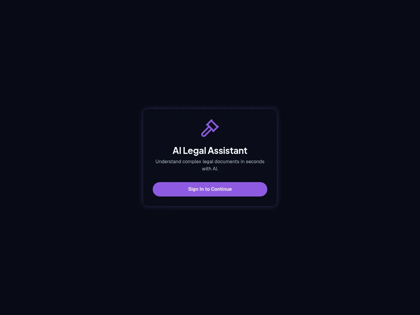 AI Legal Assistant