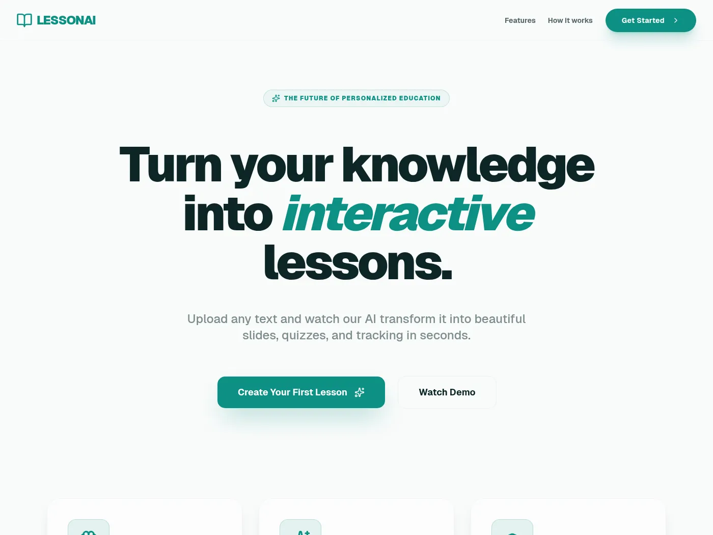 AI Lesson Builder
