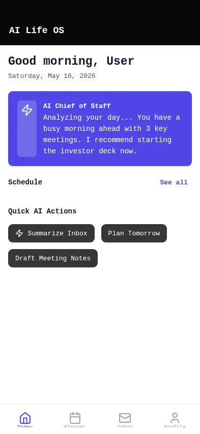 AI Life OS Mobile