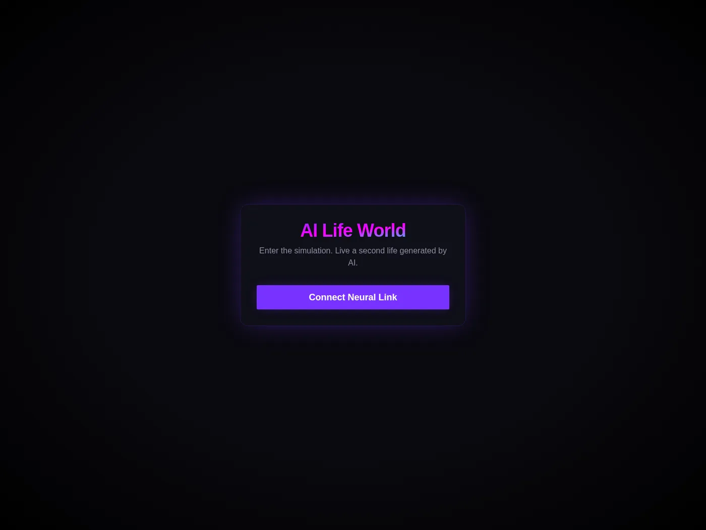 AI Life World Game