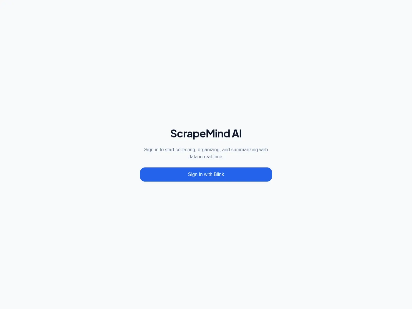Live Web Scraper AI