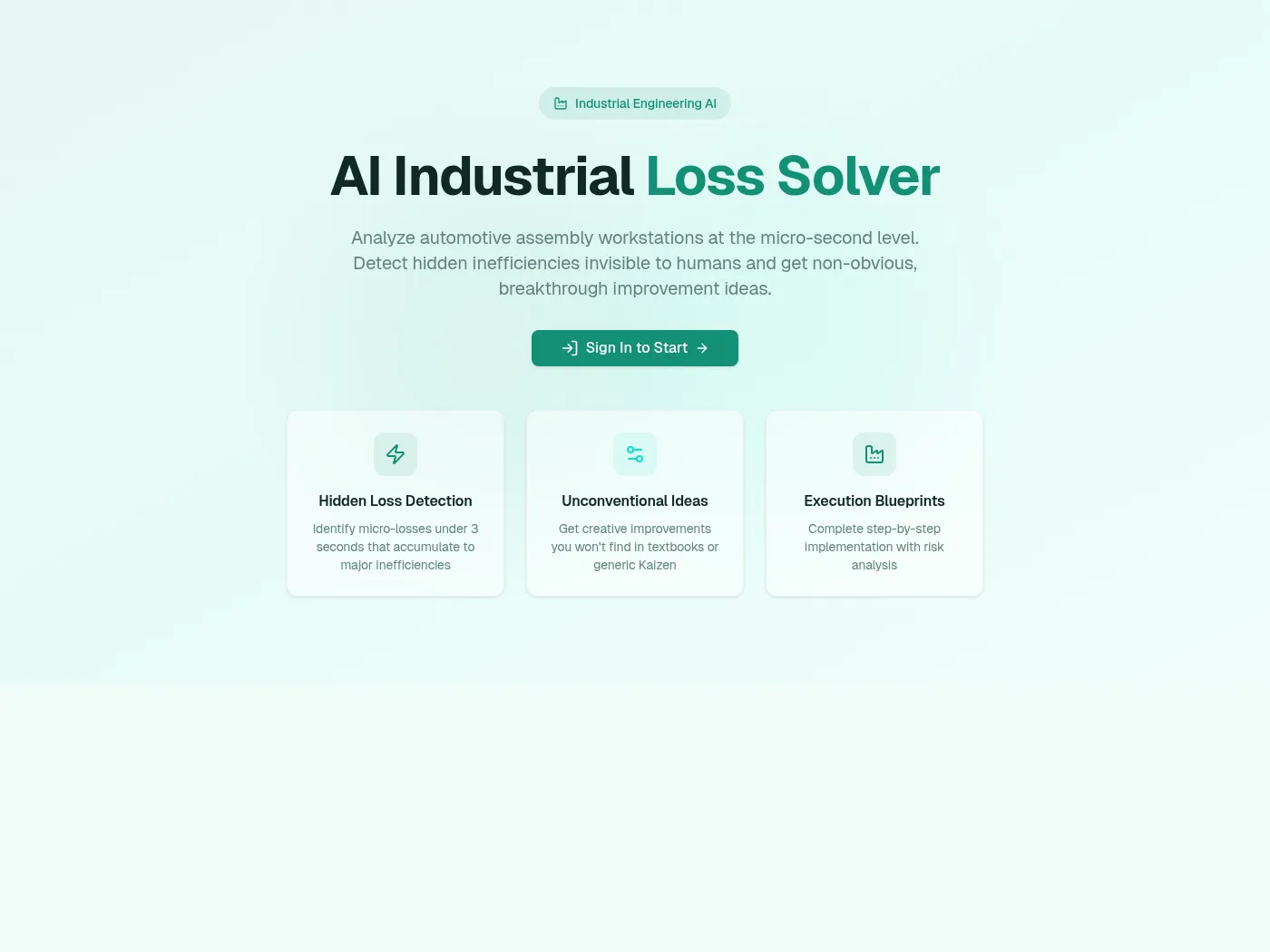AI Industrial Loss Solver
