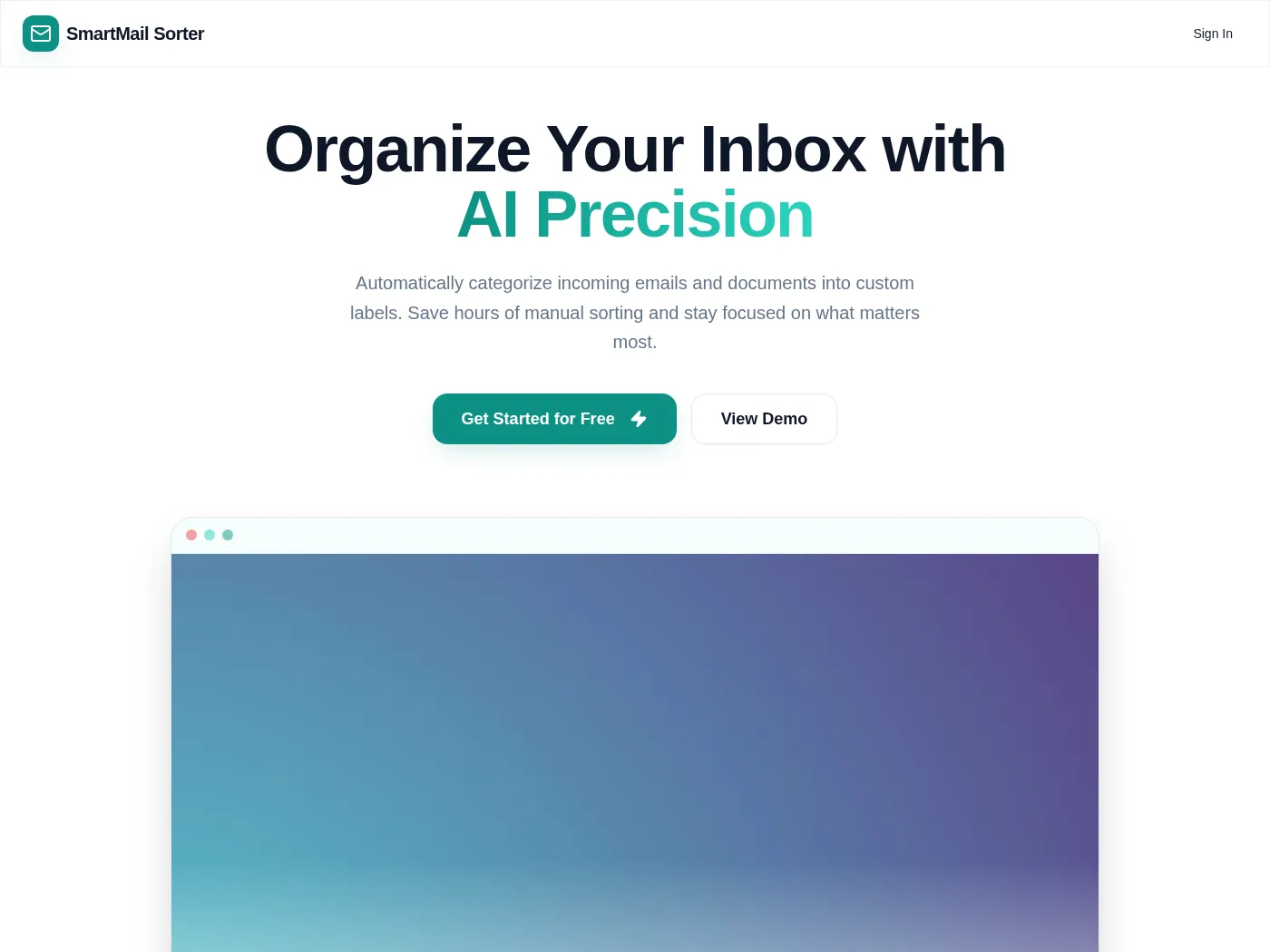 SmartMail Sorter