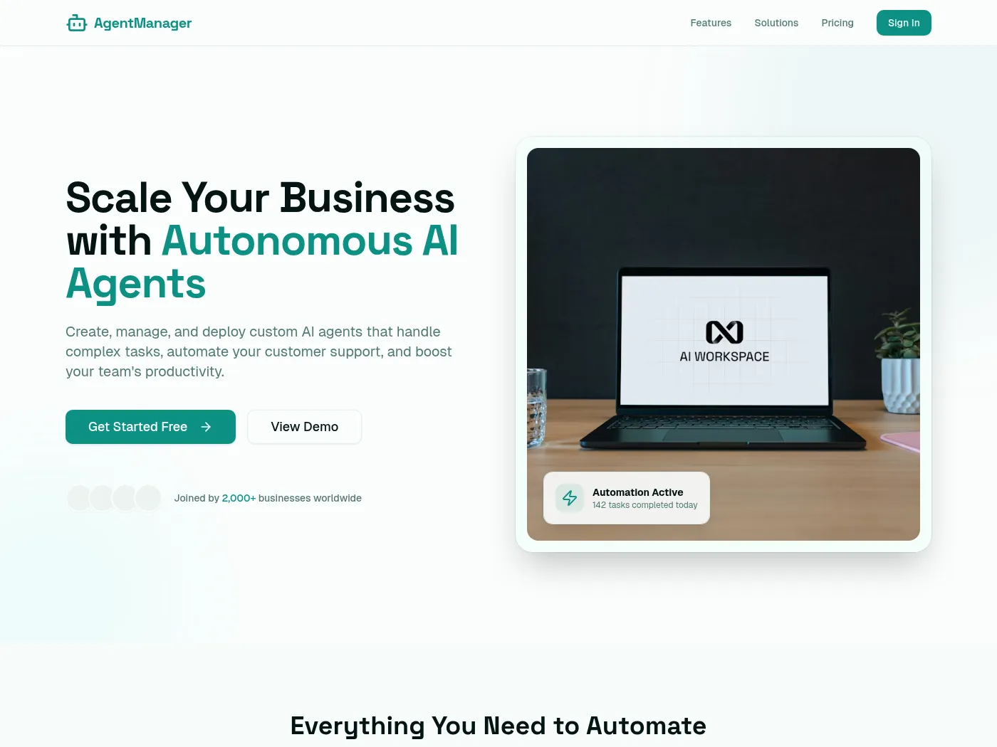 AI Manager SAAS