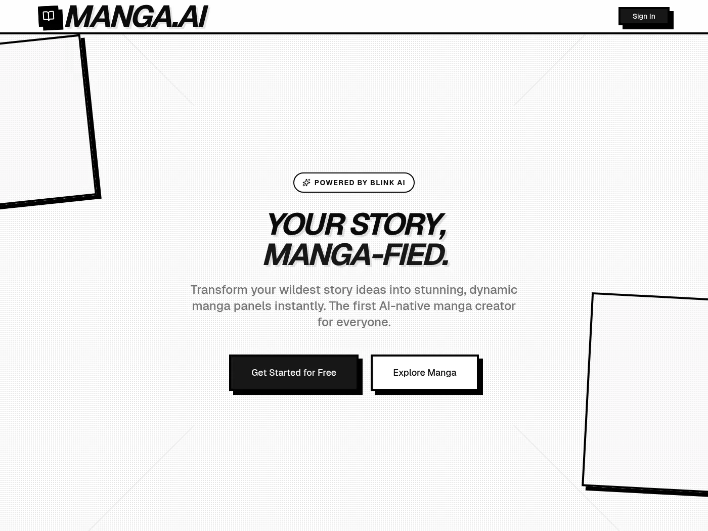 AI Manga Creator