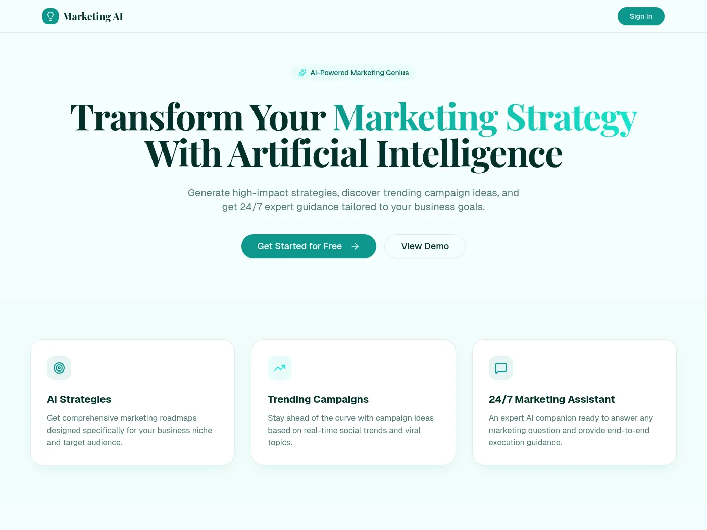 Marketing AI Companion
