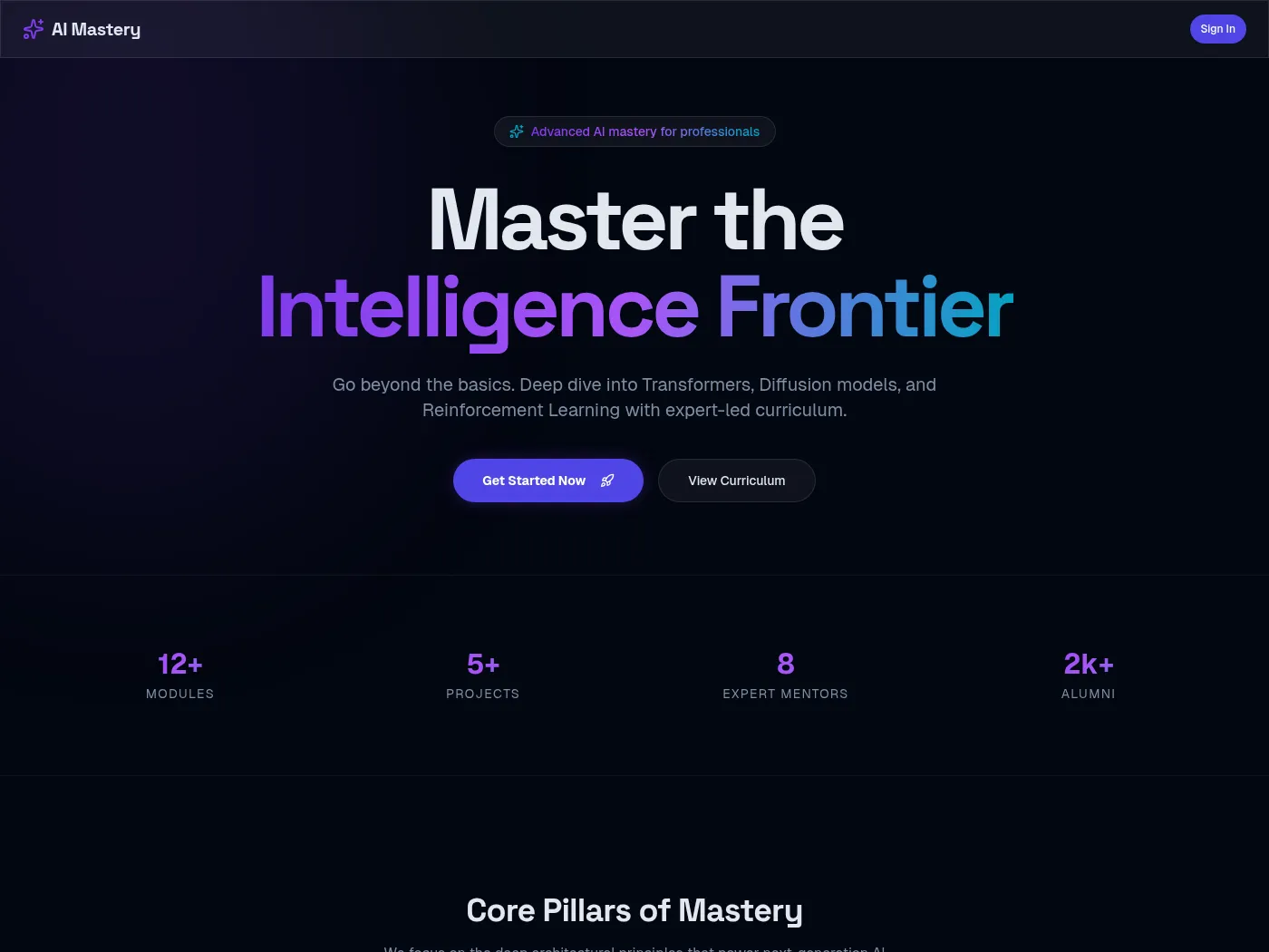 AI Mastery Course