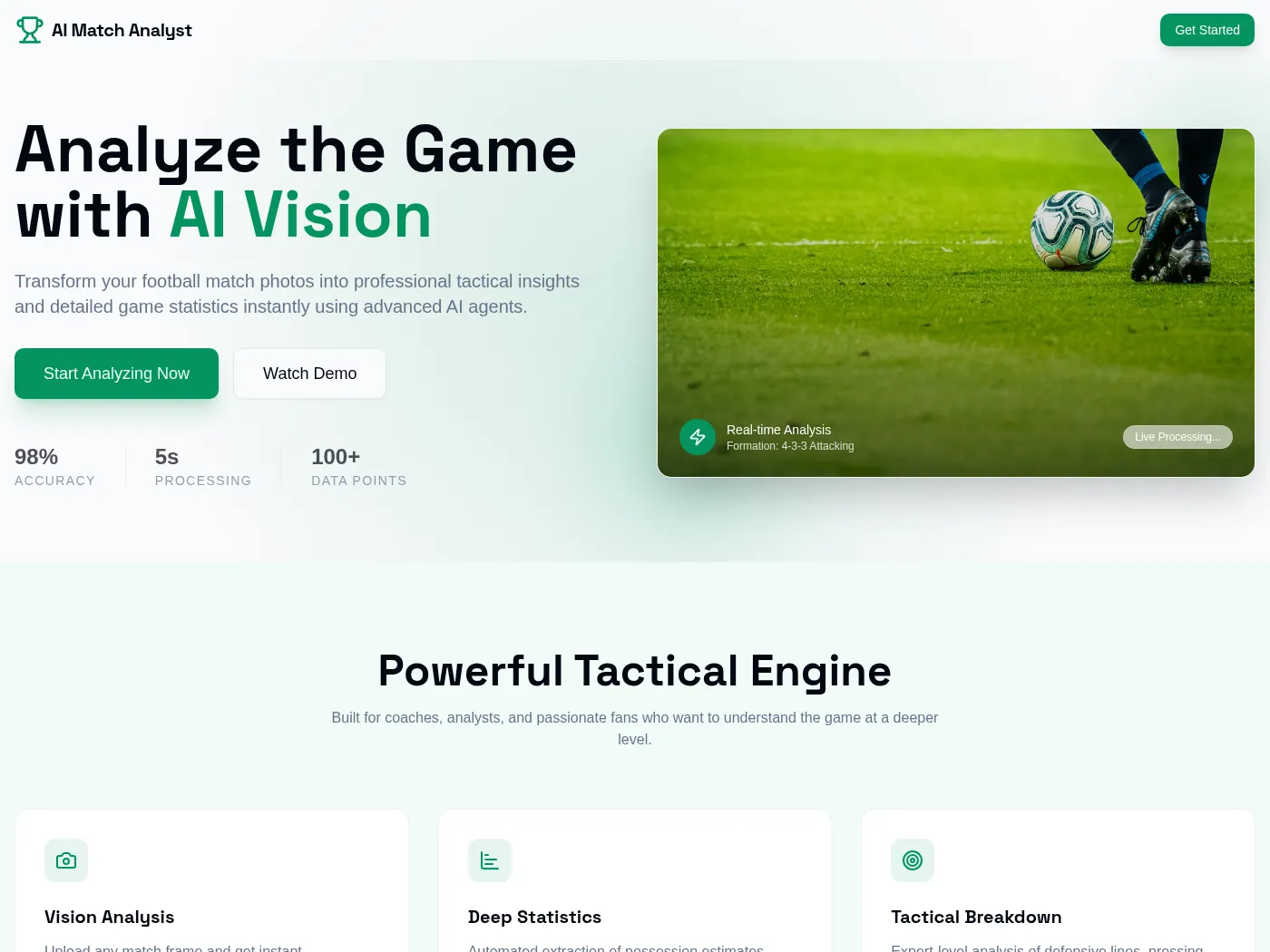 AI Football Match Analyst