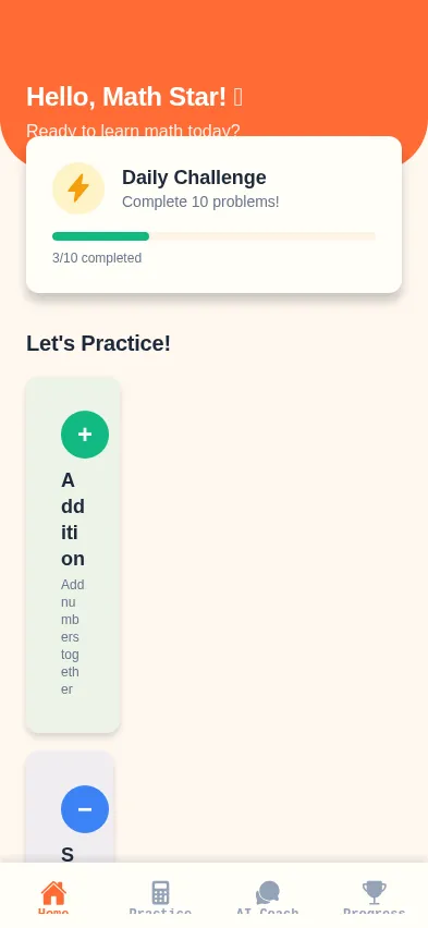 AI Math Coach Kids
