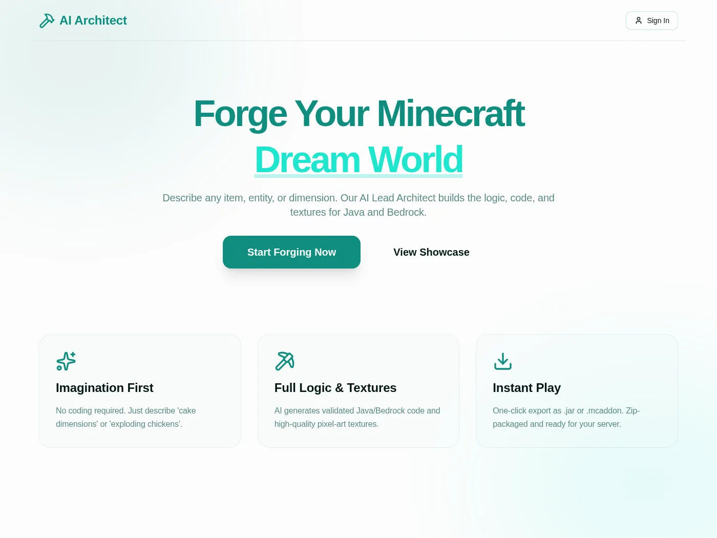 AI Minecraft Architect