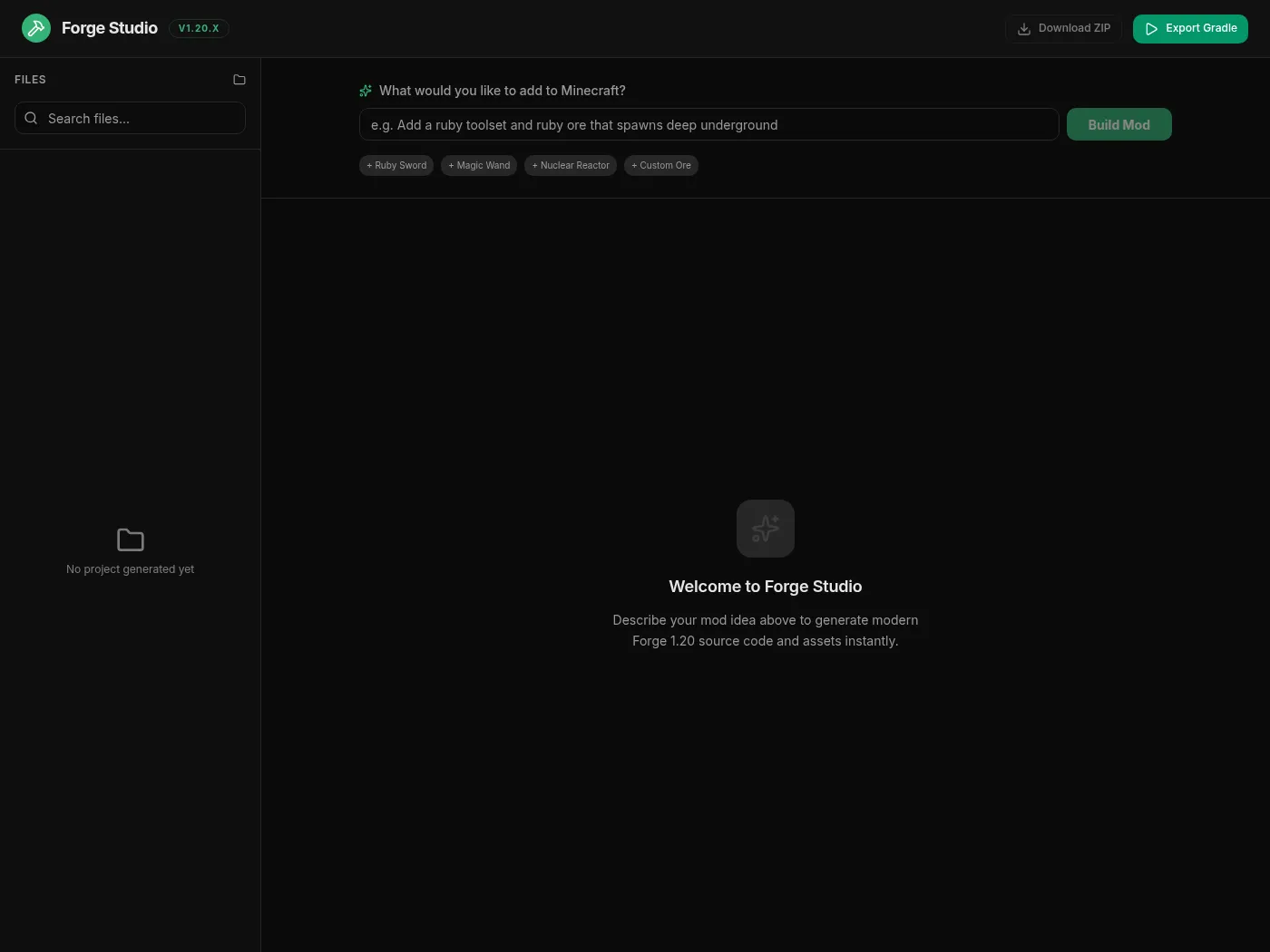 AI Minecraft Mod Maker