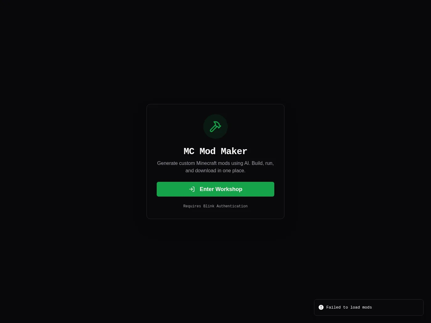 AI Minecraft Mod Maker