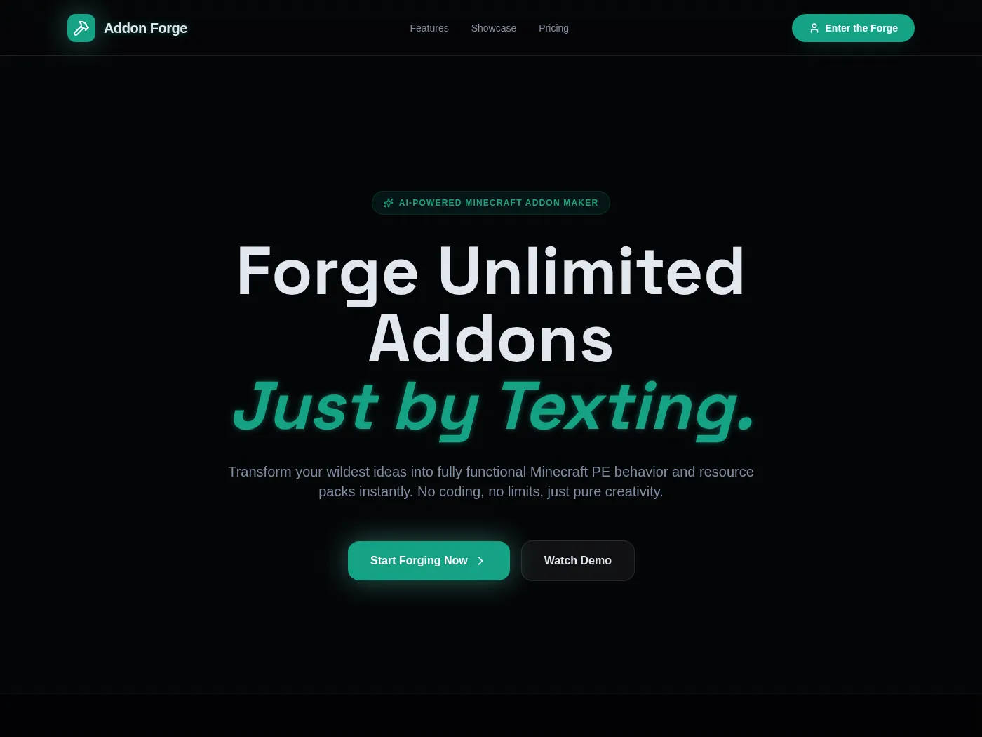 AI Minecraft Addon Forge