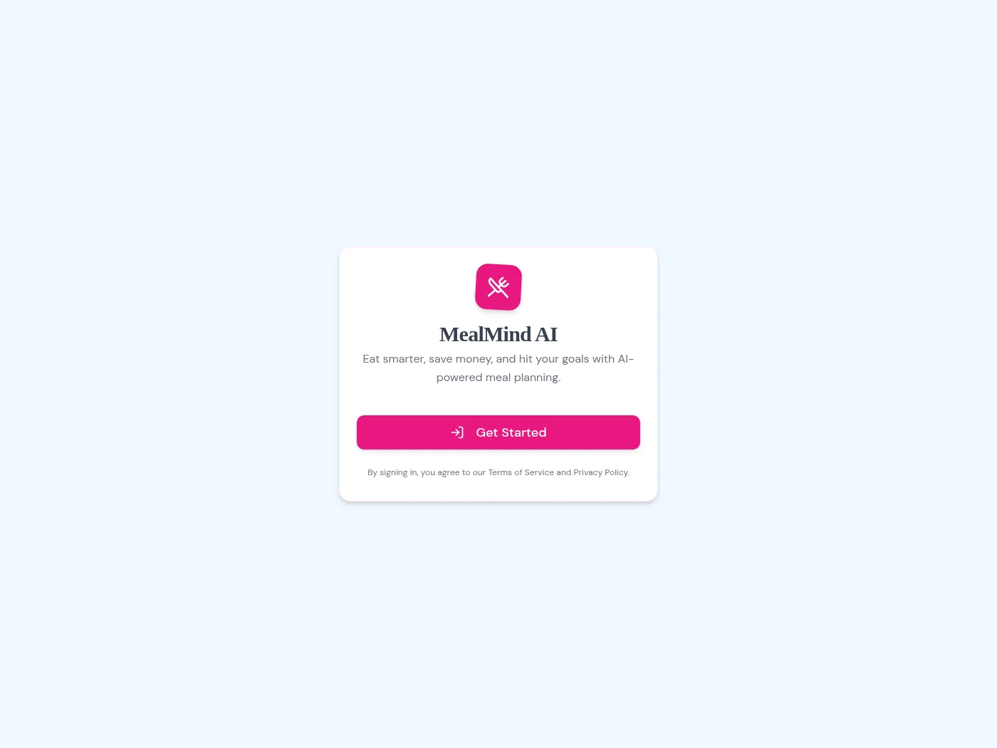 AI Meal Planner