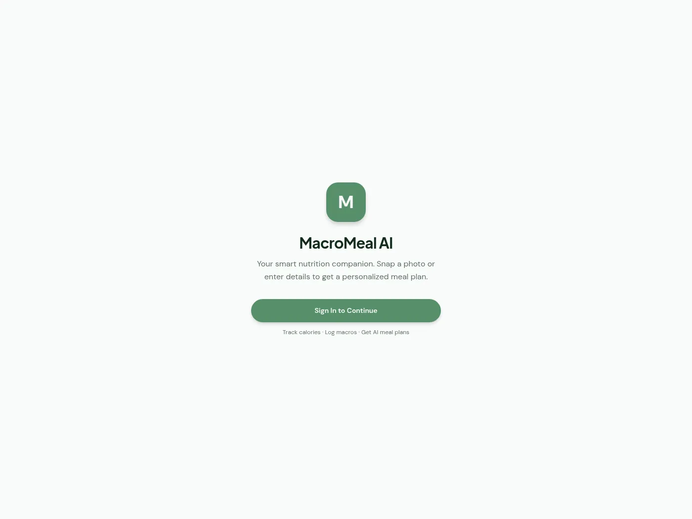 MacroMeal AI Planner