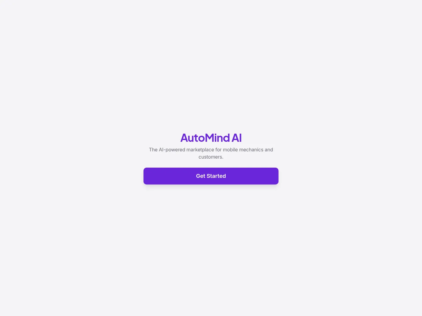 AI Mechanic Marketplace