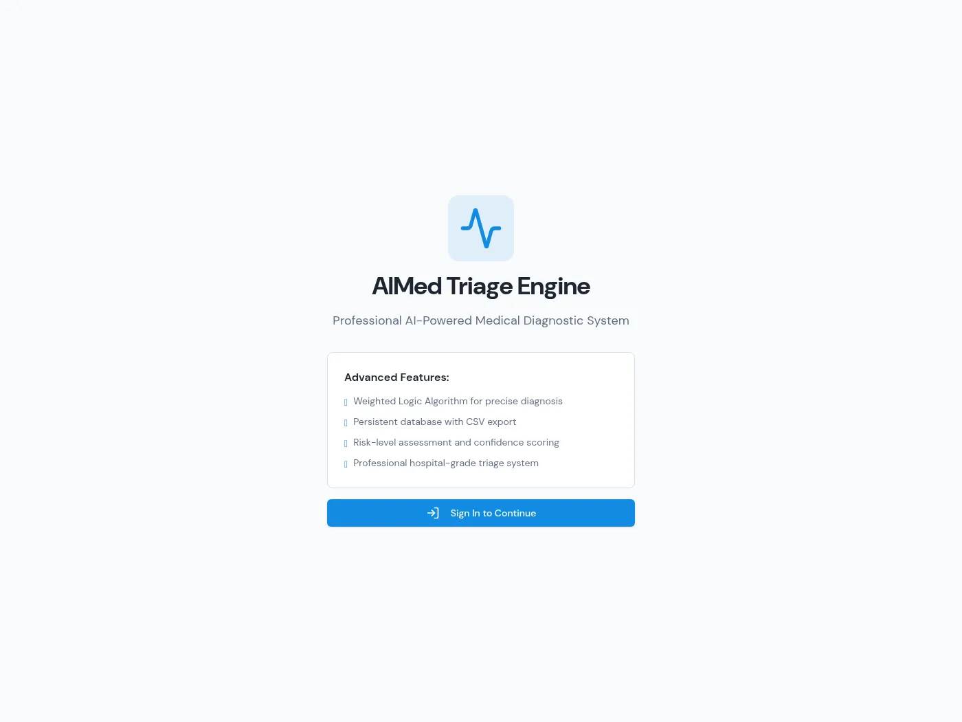AIMed Triage Engine