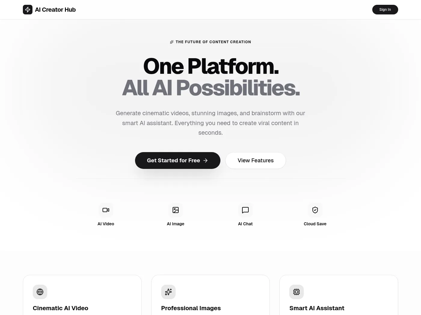 AI Video Creator Hub