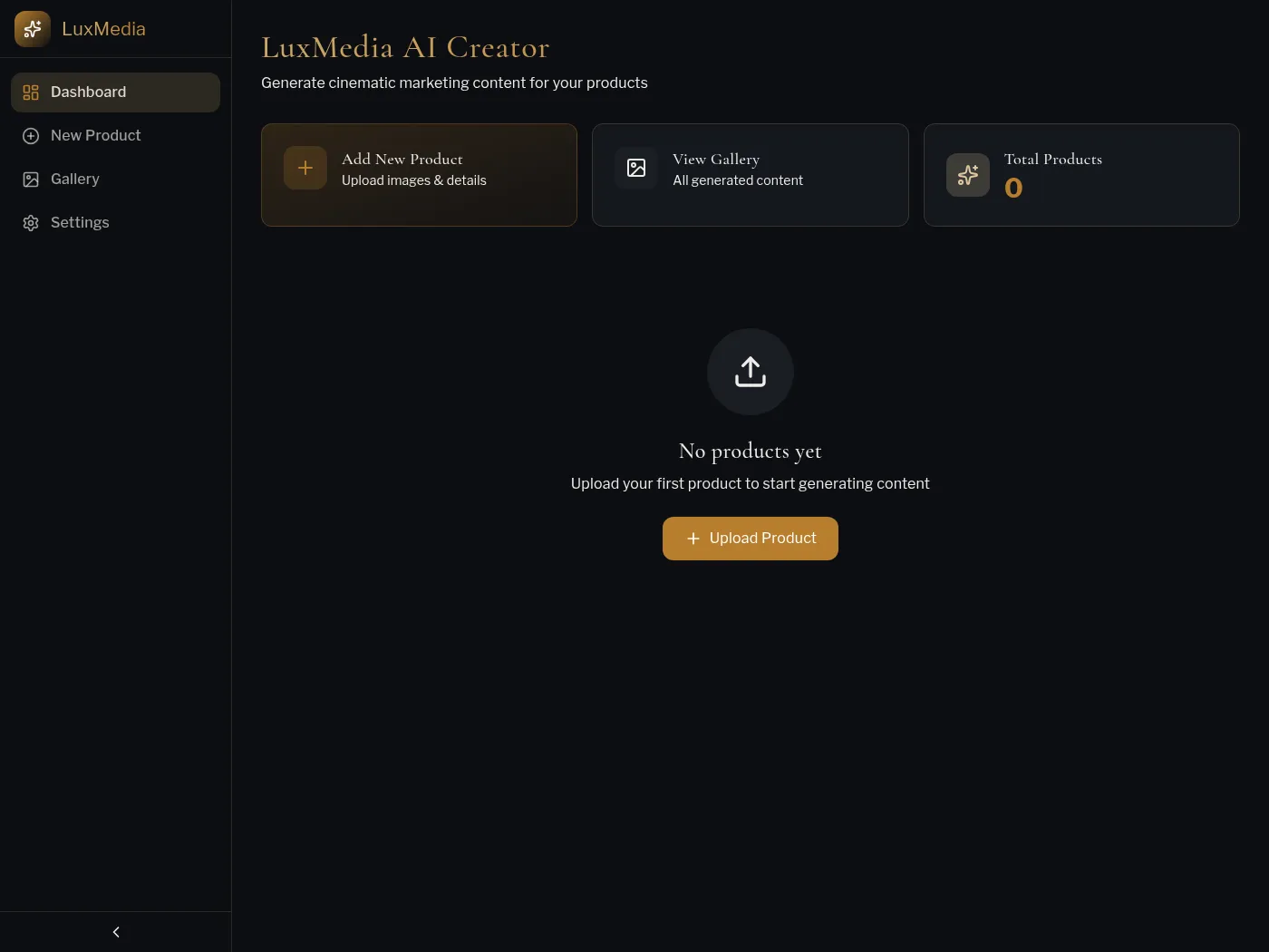 LuxMedia AI Creator