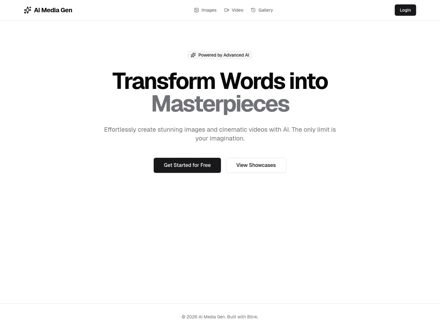AI Media Generator
