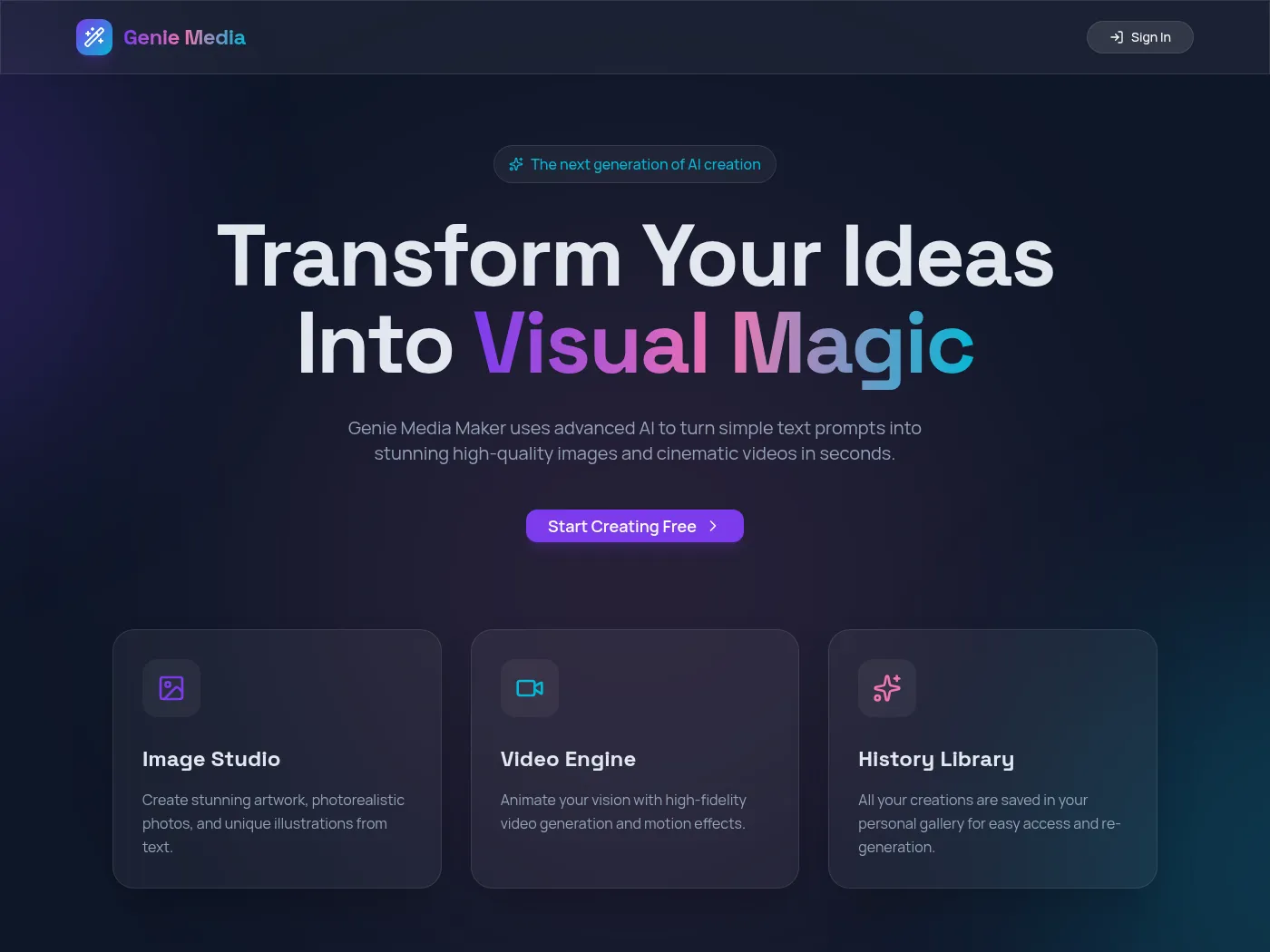 Genie Media Maker
