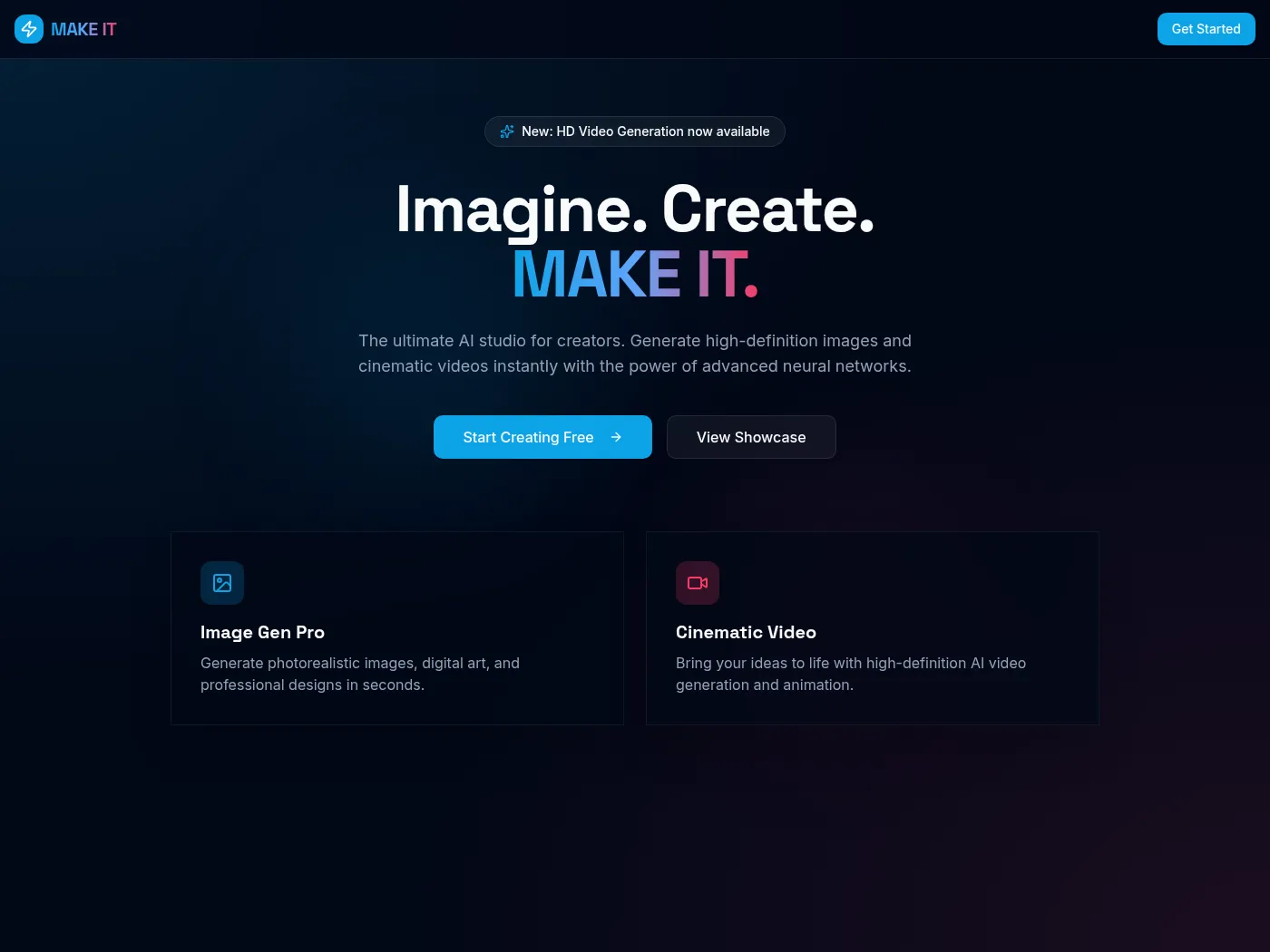 Prompt2Media AI Studio