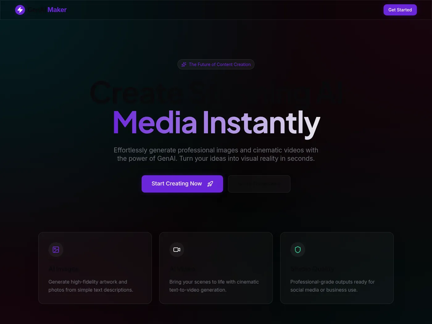 GenAI Media Maker