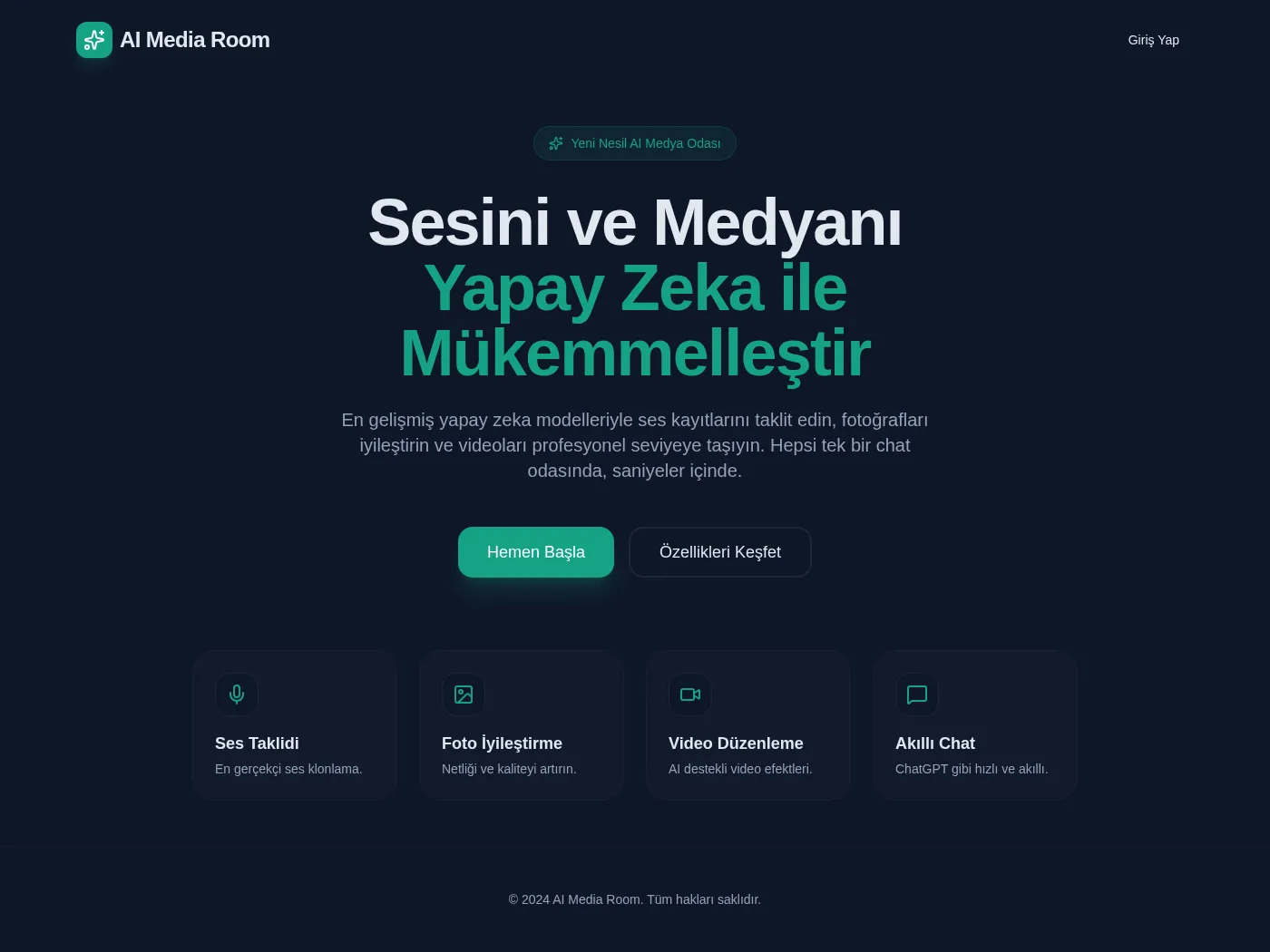 AI Voice & Media Room