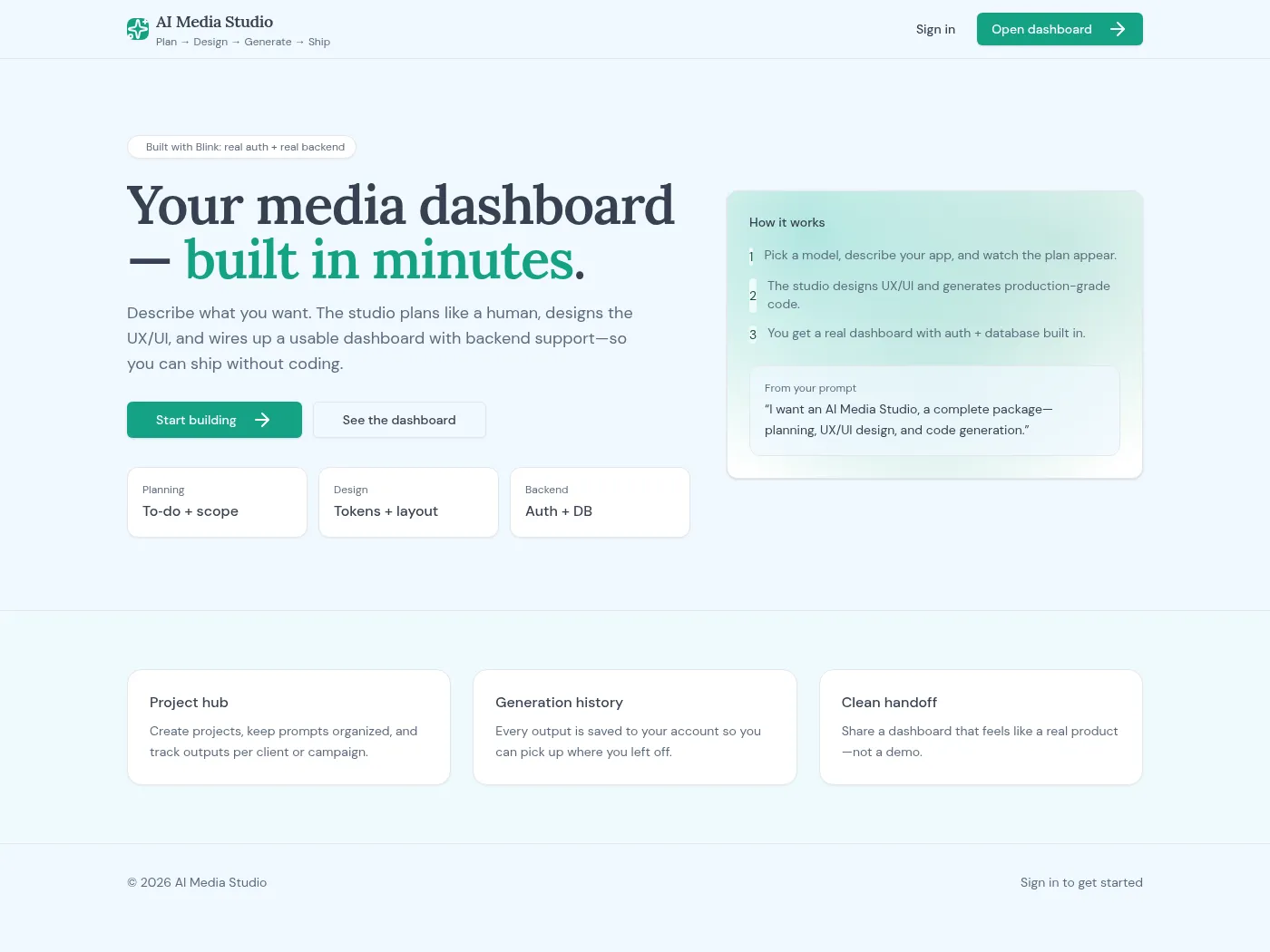 AI Media Studio