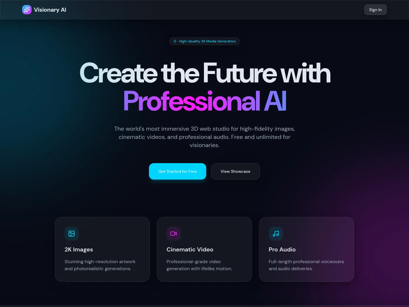 Visionary AI Studio