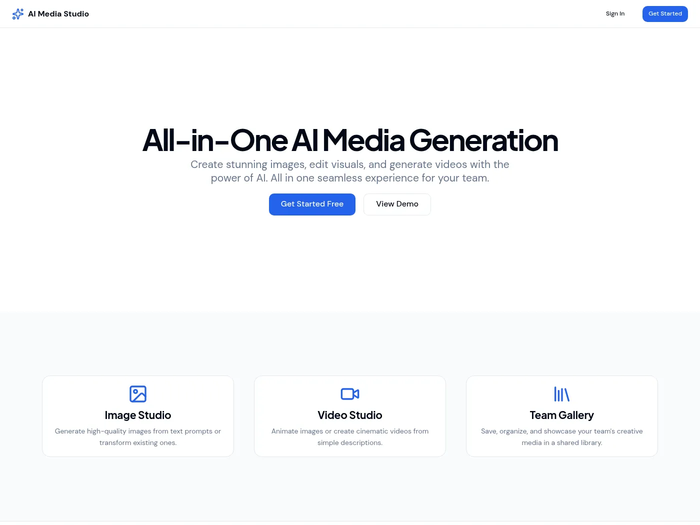 AI Media Studio