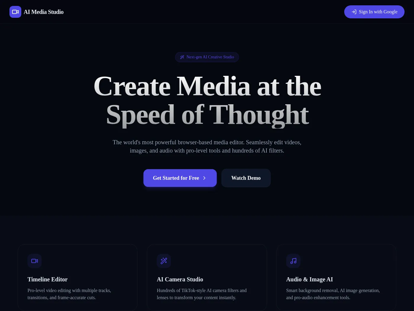 AI Media Studio