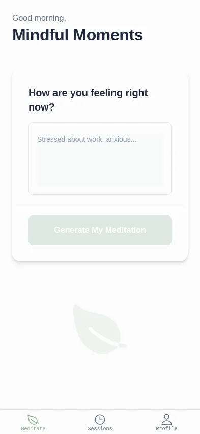 Mindful Moments AI