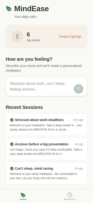 MindEase Guided Meditations