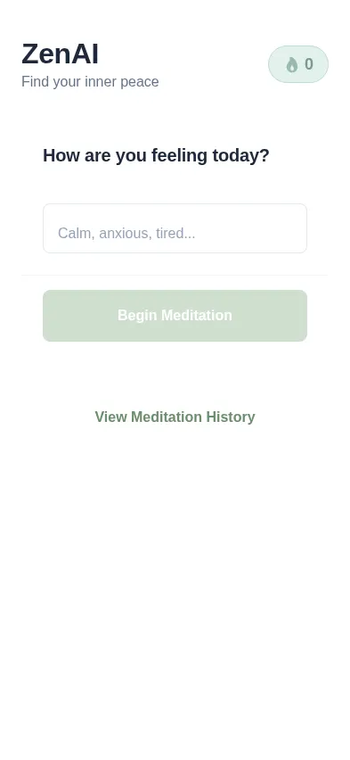 AI Meditation Companion