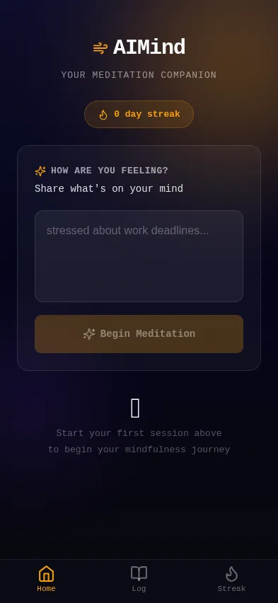 AIMind Meditation Companion