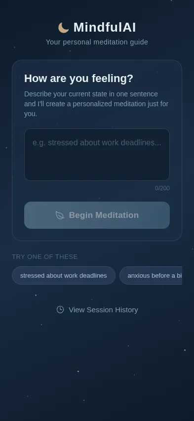 MindfulAI Meditations