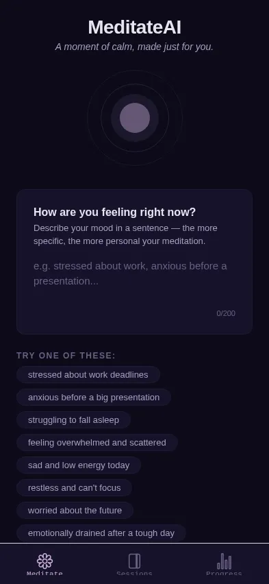 MeditateAI