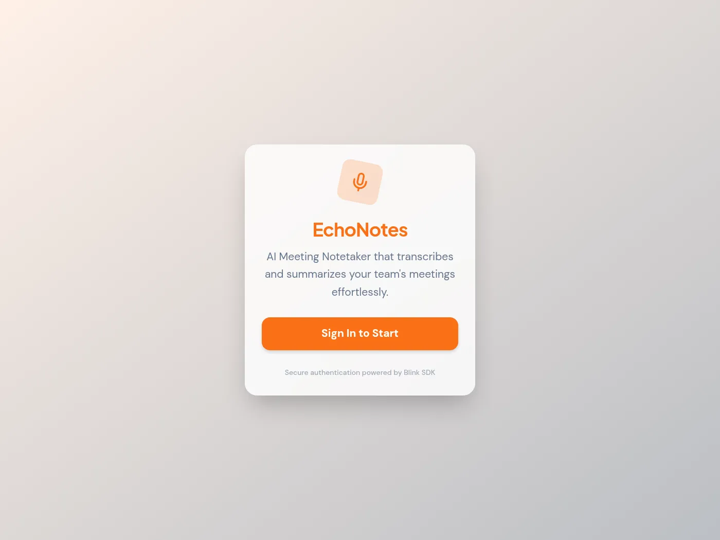 AI Meeting Notetaker