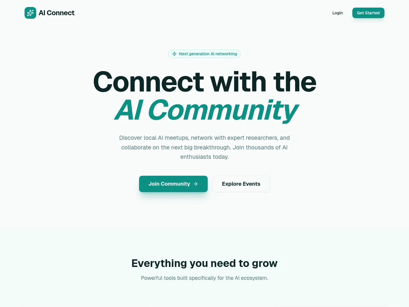 AI MeetUp App