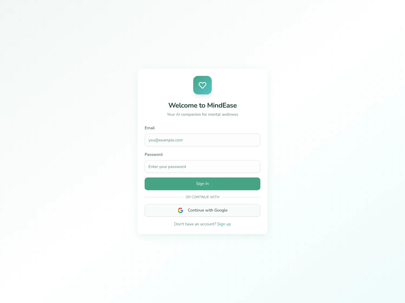 MindEase Chatbot Platform