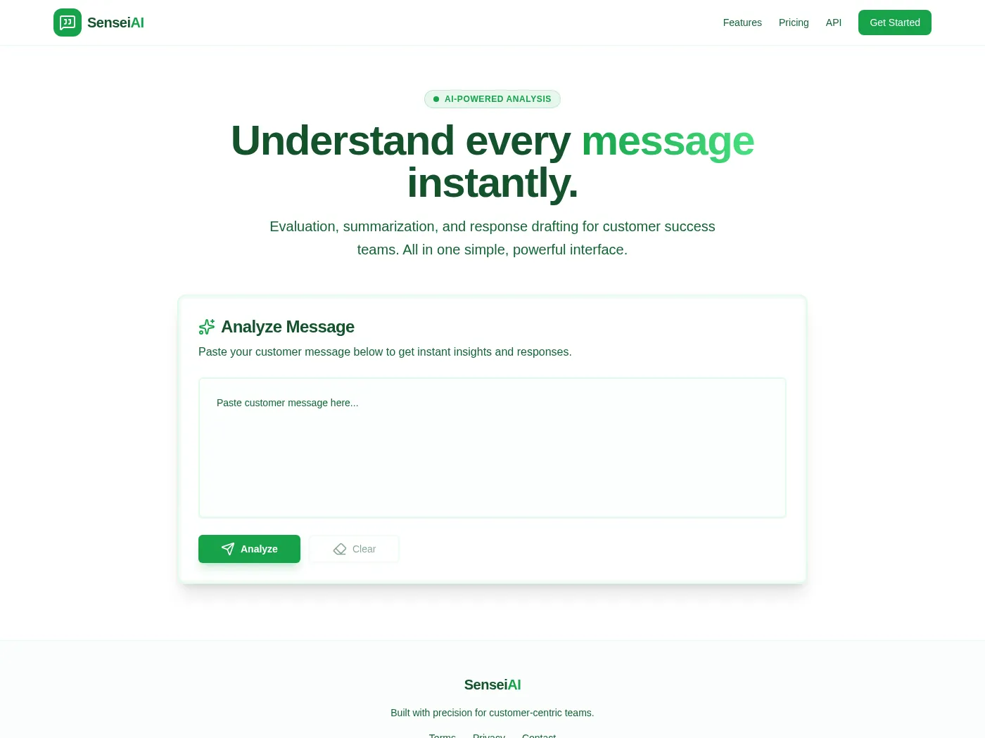 AI Message Analyzer