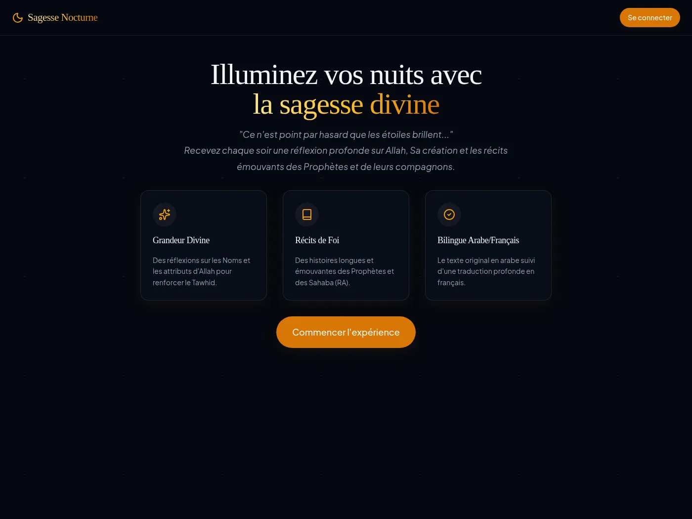 Sagesse AI Nocturne