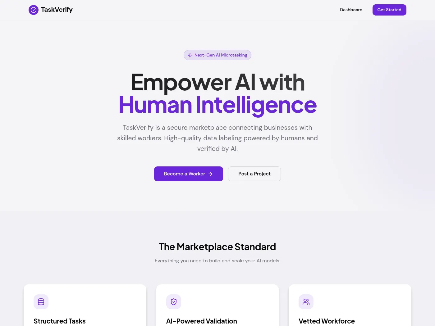 TaskVerify AI Platform