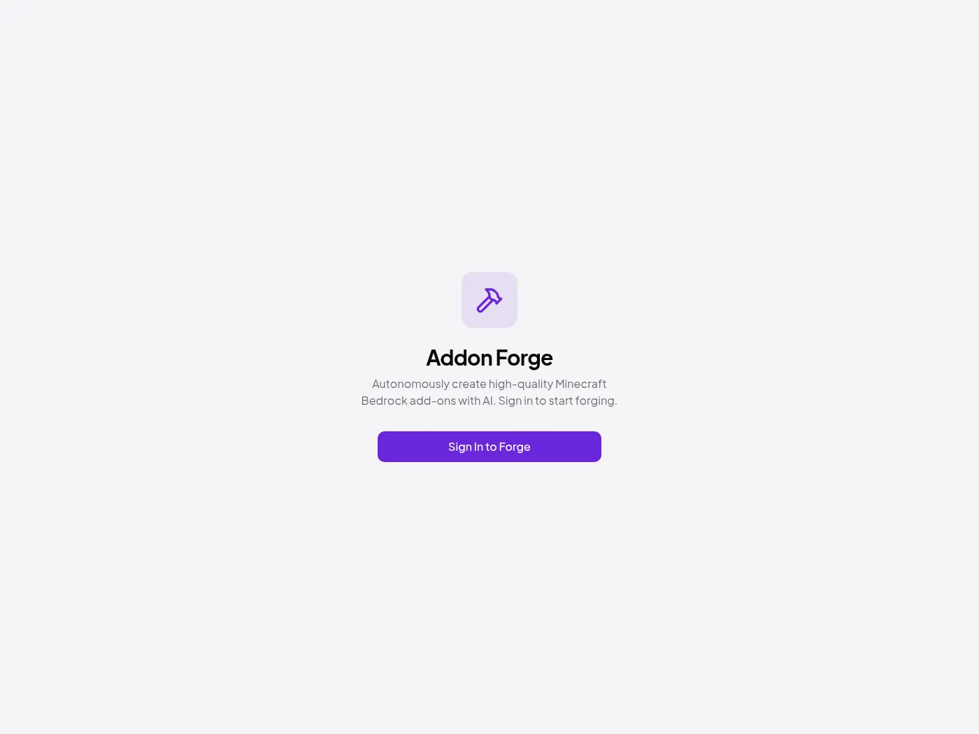 AI Minecraft Addon Forge