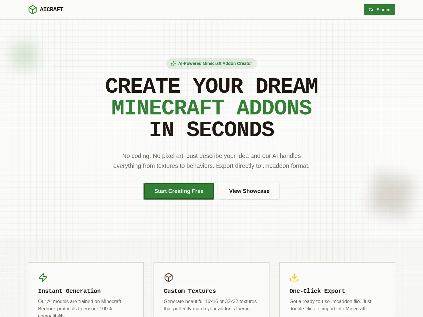AICraft Addon Maker