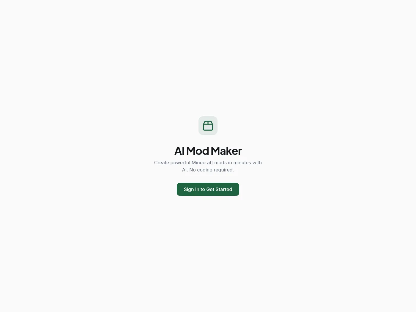 AI Minecraft Mod Maker